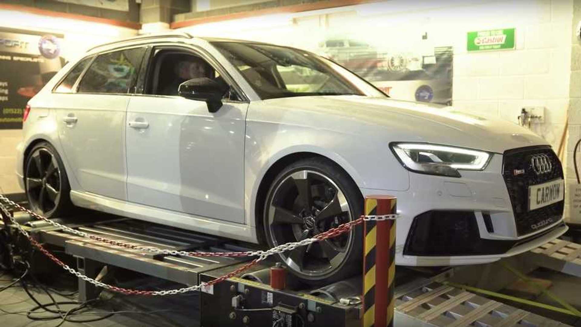 2019 Audi RS3 ile 2017 RS3'ün drag yarışını izleyin
