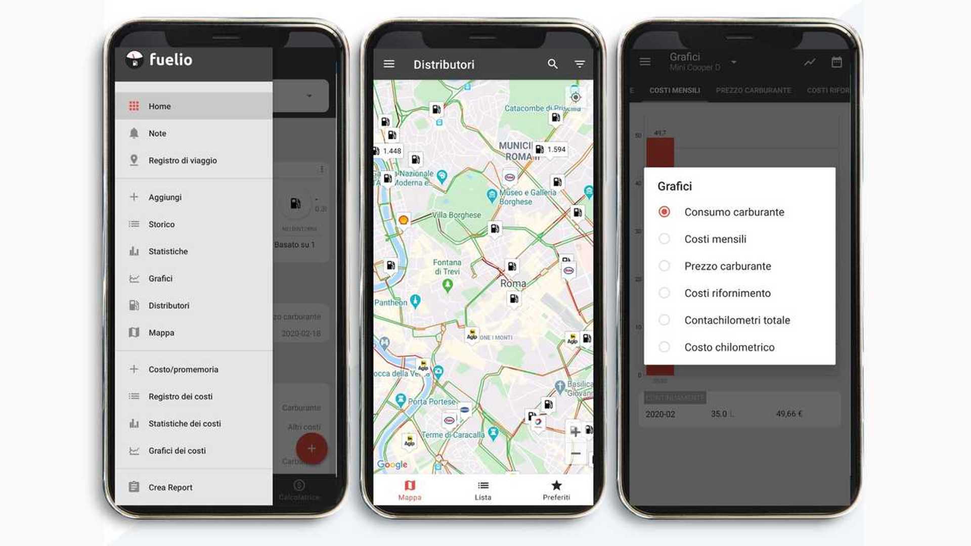 Fuelio, come funziona l'app per controllare i consumi dell'auto