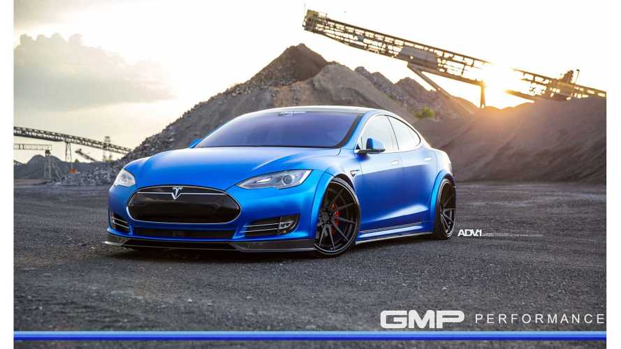 Tuned Tesla Model S P100D Goes Dark
