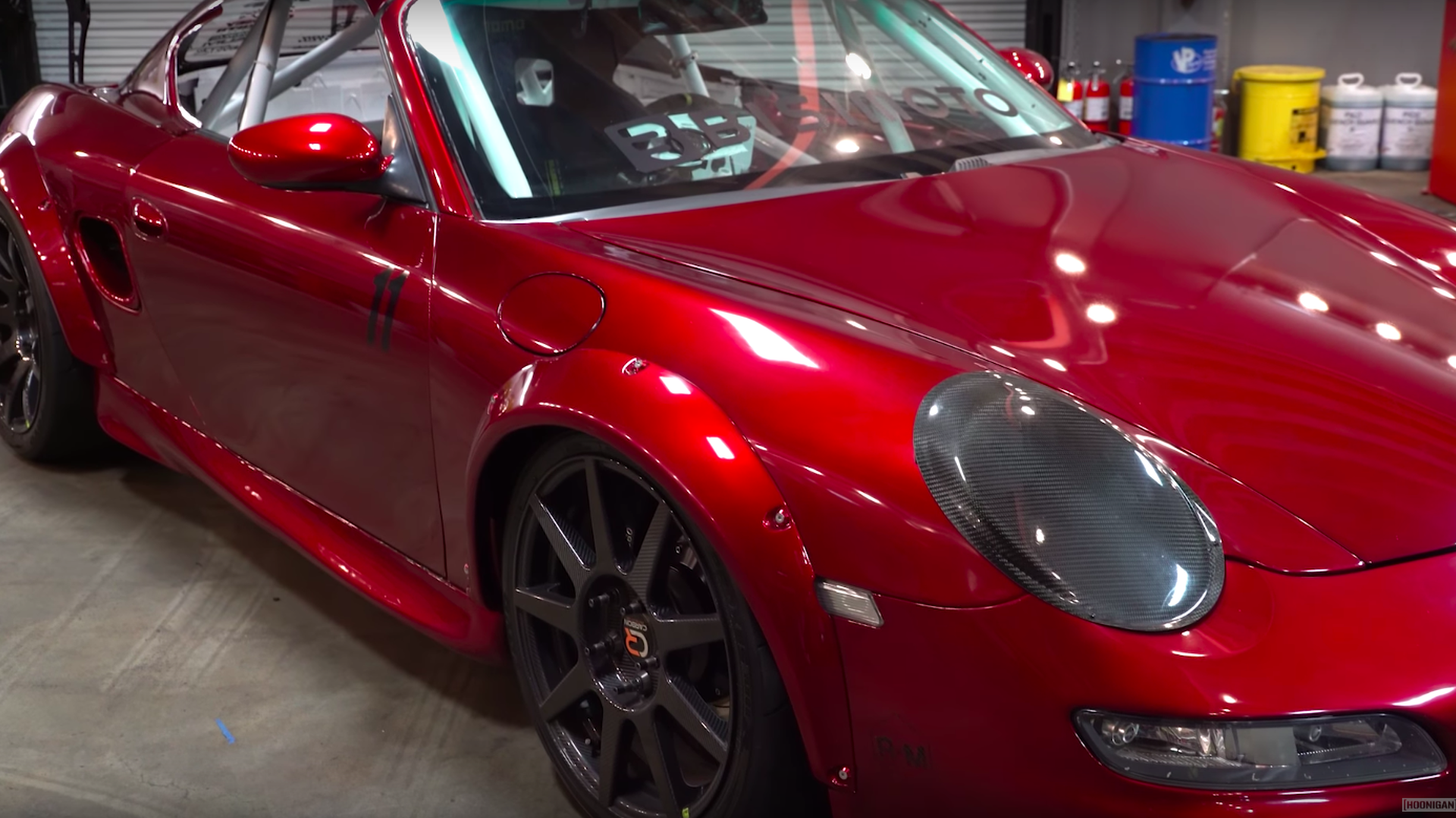 This Biturbo Porsche Boxster With Central Driver’s Seat Is Bonkers
