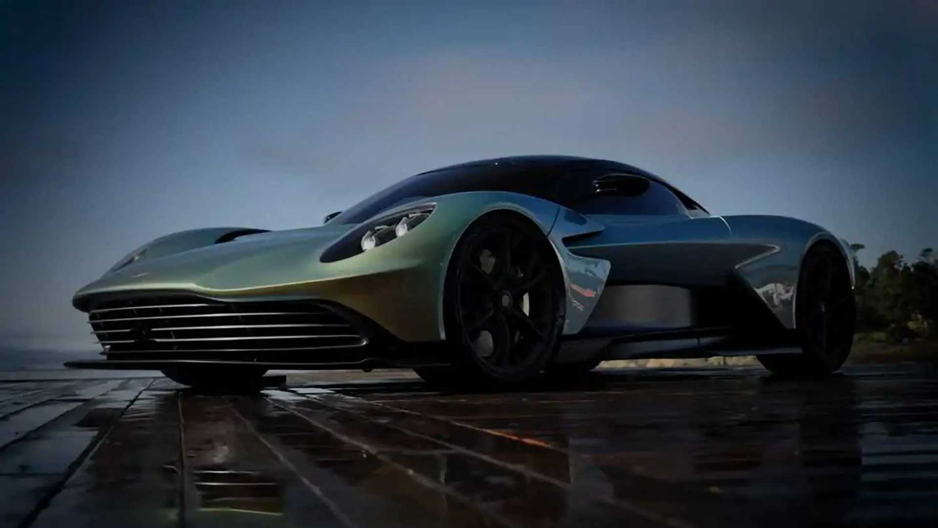 Aston Martin Valhalla'nın iç mekan detayları...