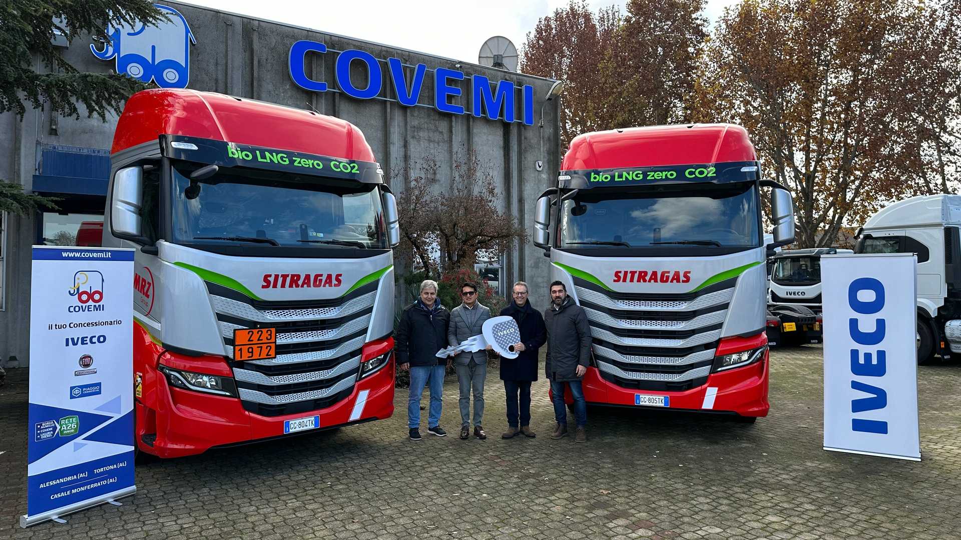 Iveco, consegnati due S-Way LNG a MRZ Holding