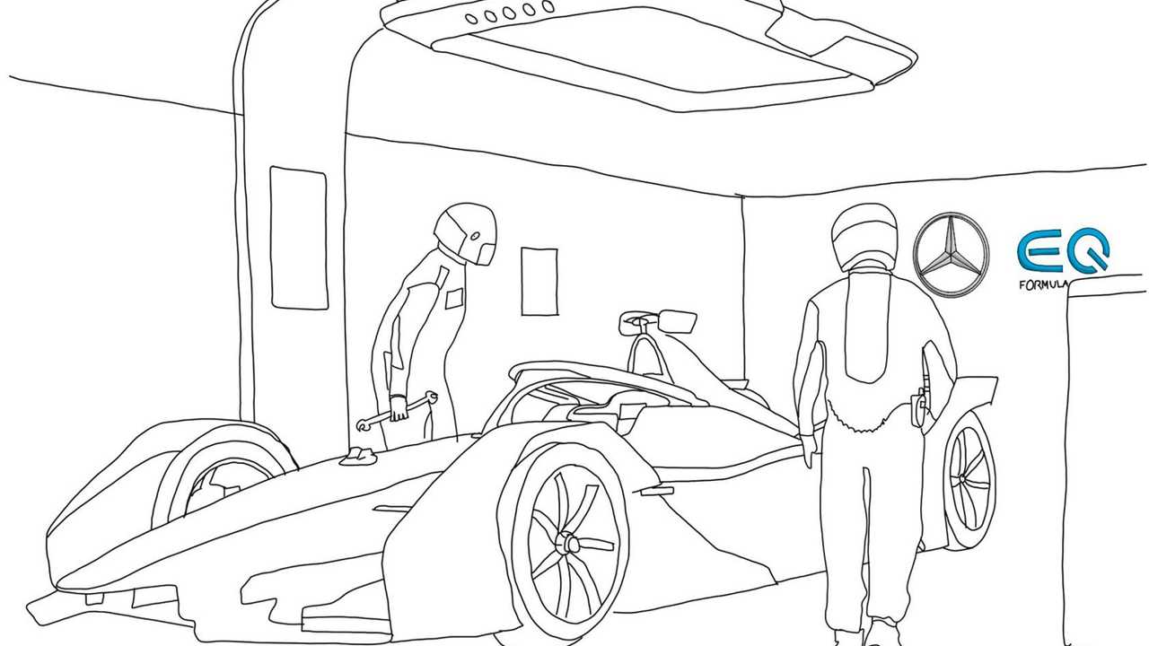 Formula One Coloring Pages