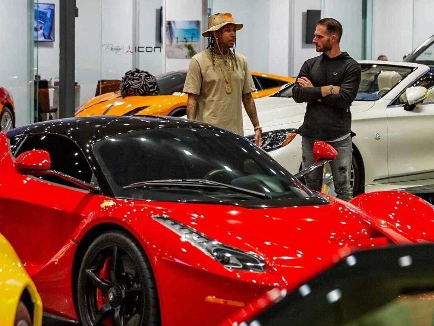 Tyga Lamborghini Aventador