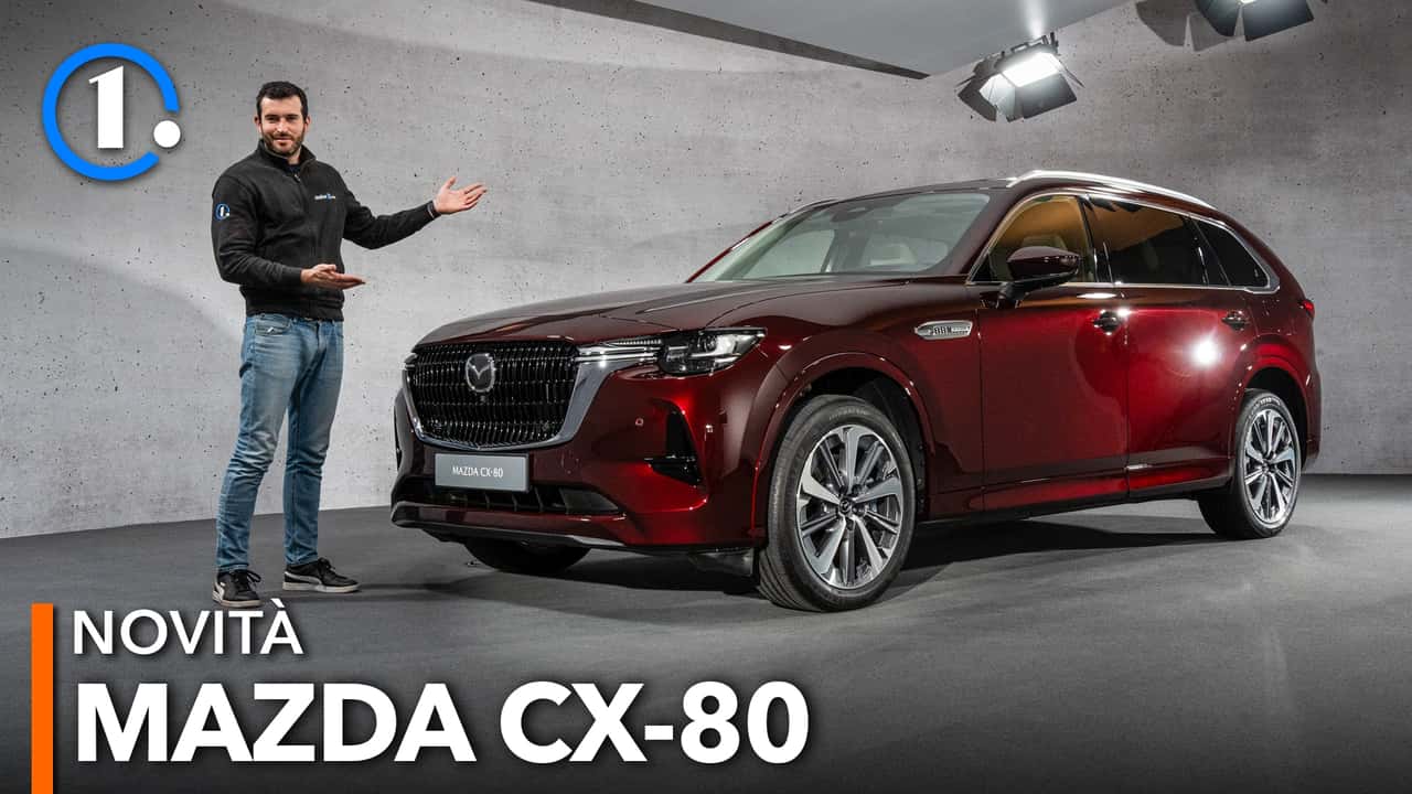 Mazda CX-80, ecco com'è il nuovo SUV a 7 posti