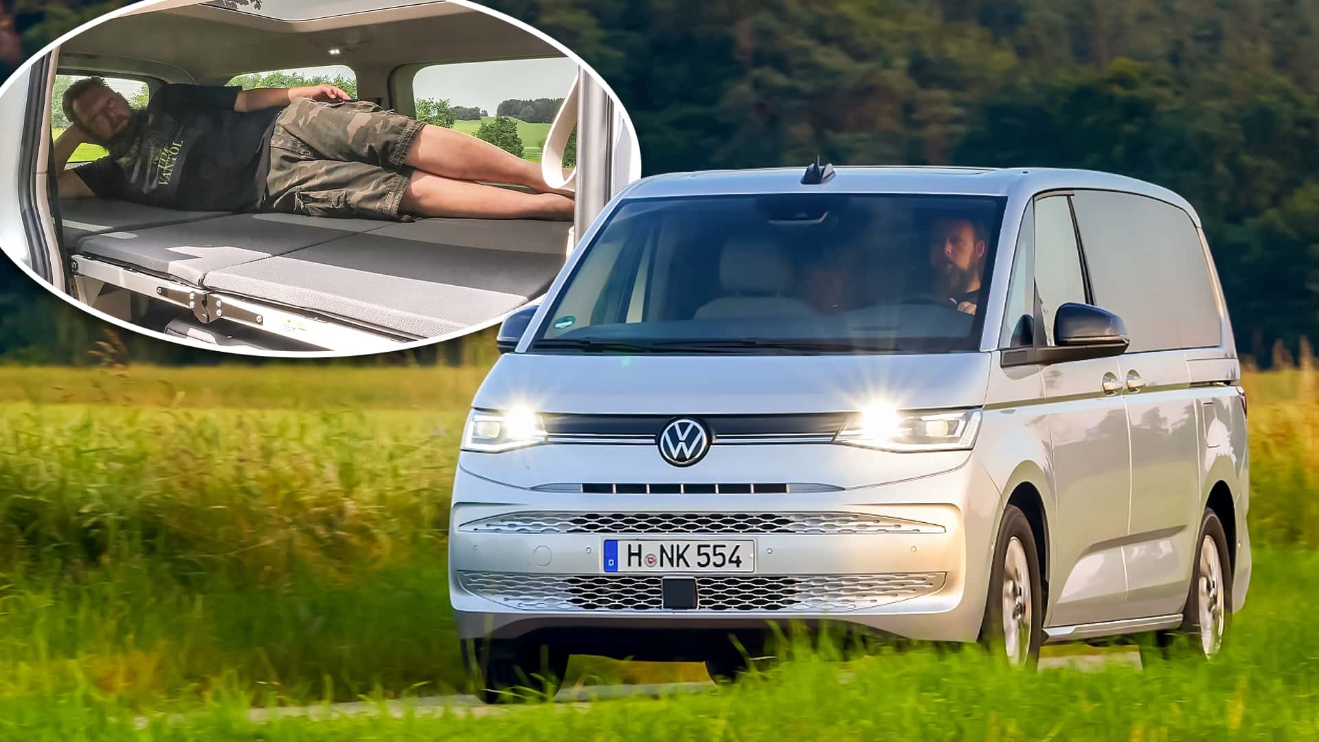 Volkswagen T7 Multivan 2024 con paquete Good Night, a prueba