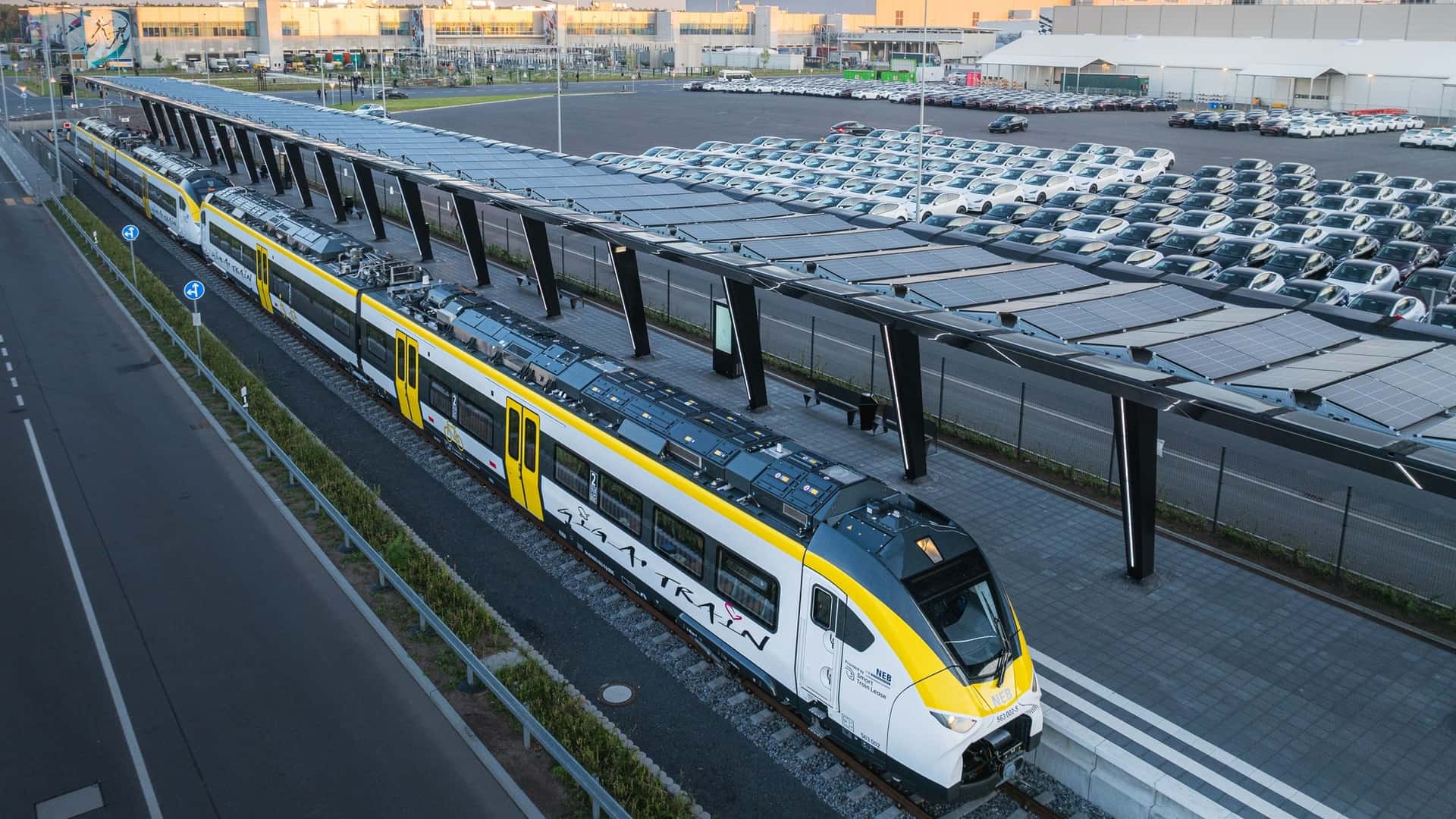 Tesla's electric train is up and running