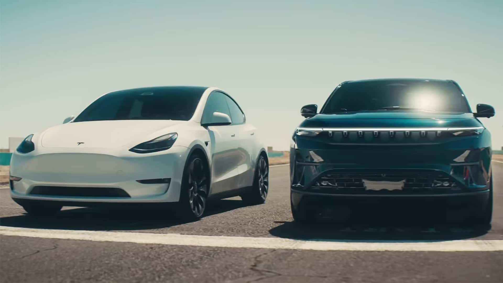 Watch The 600 HP Jeep Wagoneer S Take On The Tesla Model Y In Brawny Ad