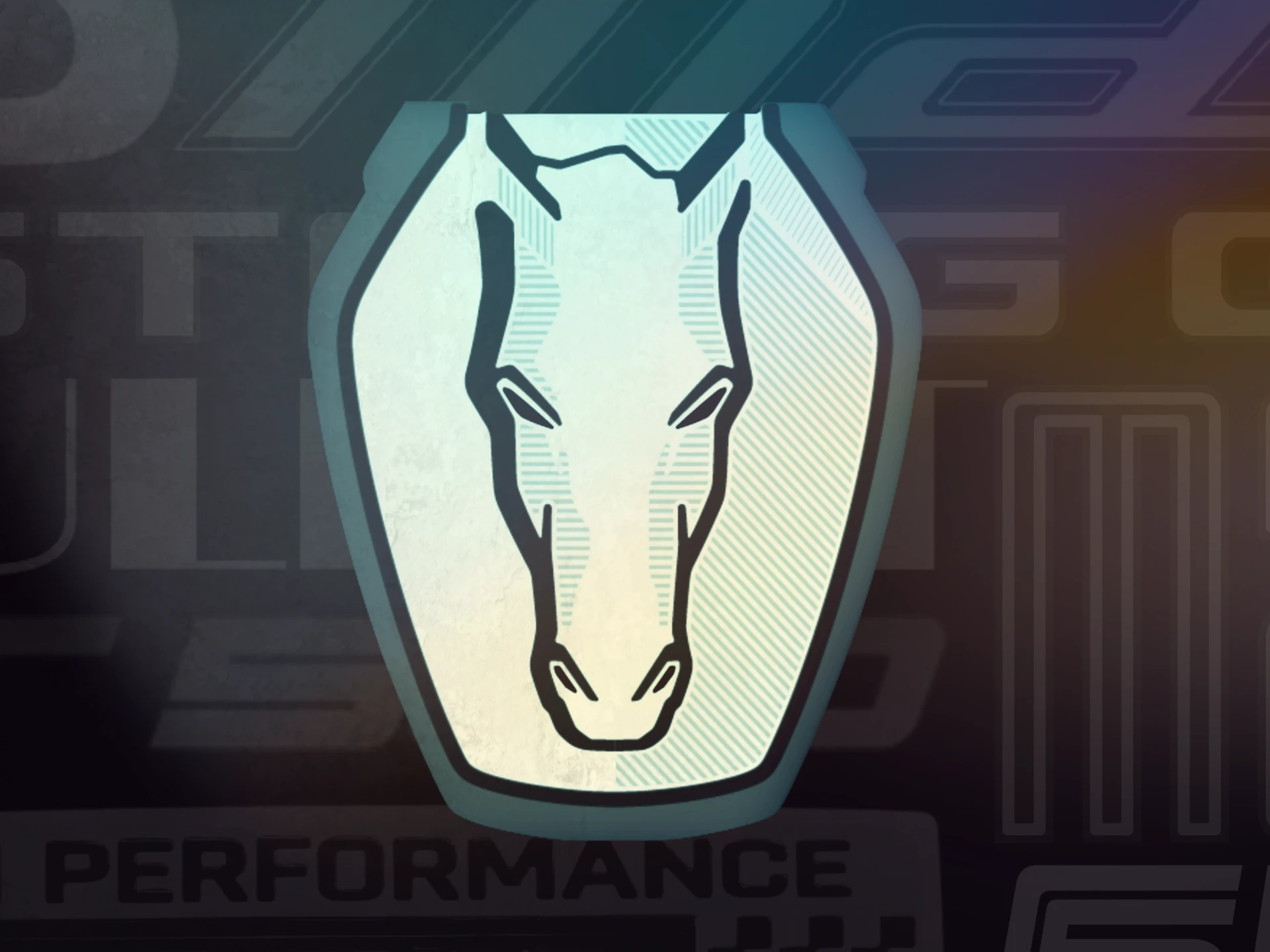 Mustang Horse Logo Wallpaper
