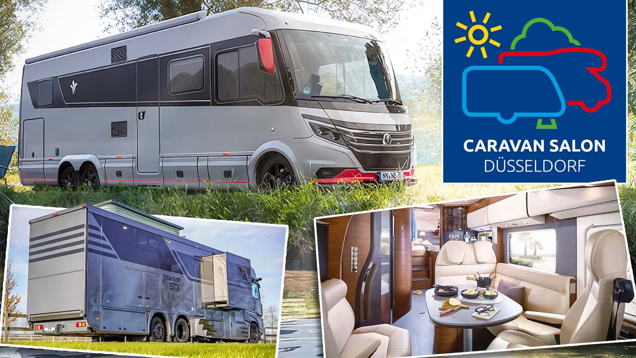 Caravan Salon 2025: Alkoven, Integrierte und Luxusliner (Update)