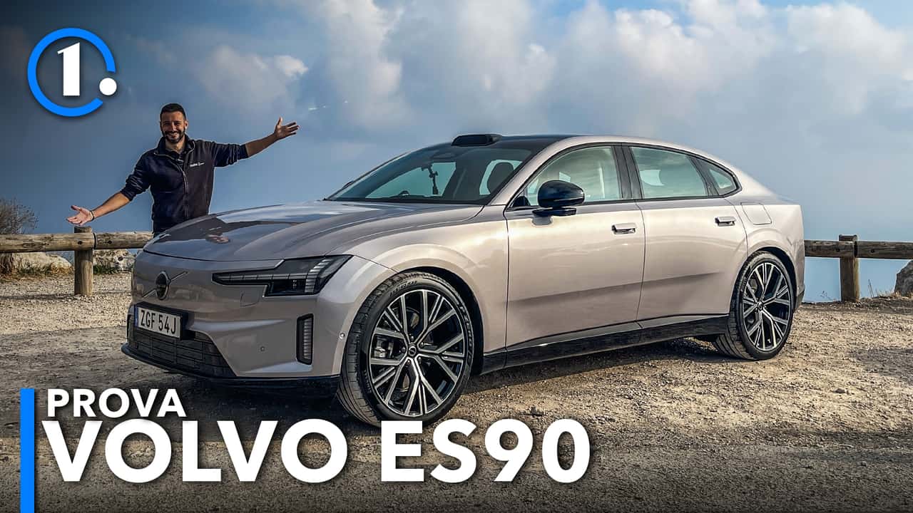 Volvo ES90 (2026): prova, video, motore, autonomia, batteria