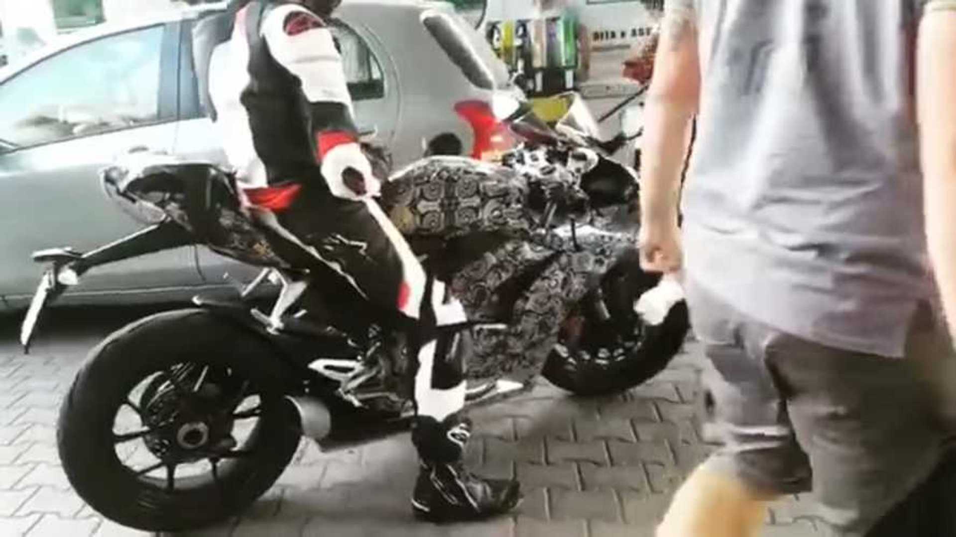 Baby Panigale Spotted In The Wild Again Ahead Of Ducati's Big Announcement