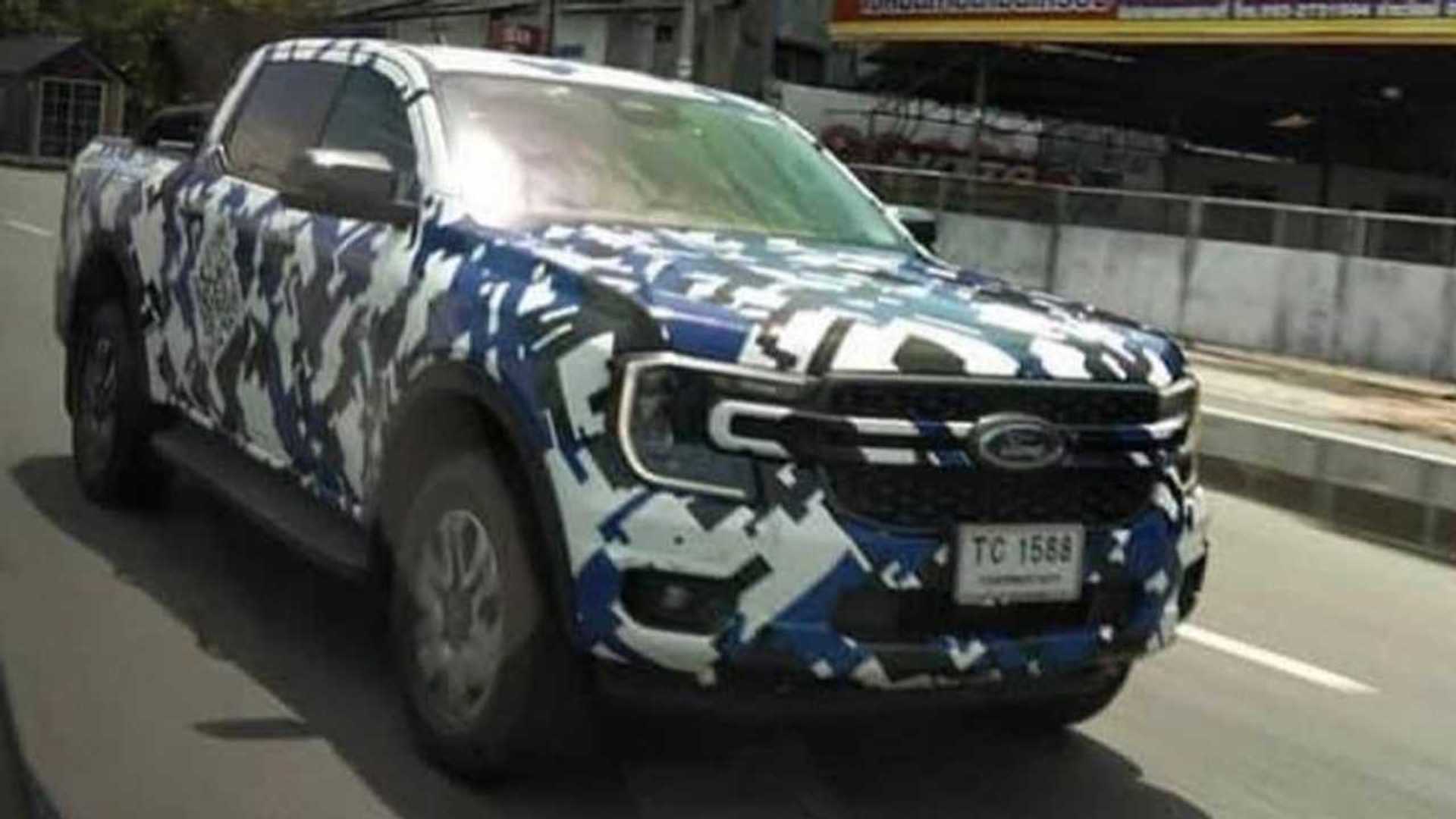 Flagra: Nova Ford Ranger 2023 mostra design inspirado na F-150