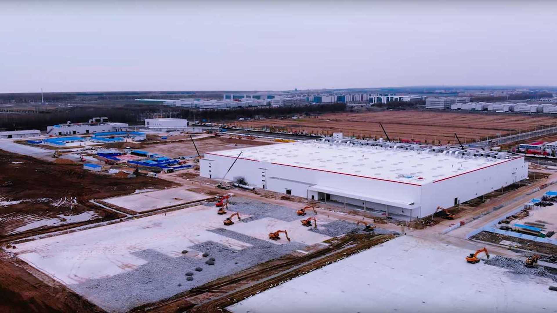 Tesla Gigafactory 3 Construction Progress January 2 2020 Video