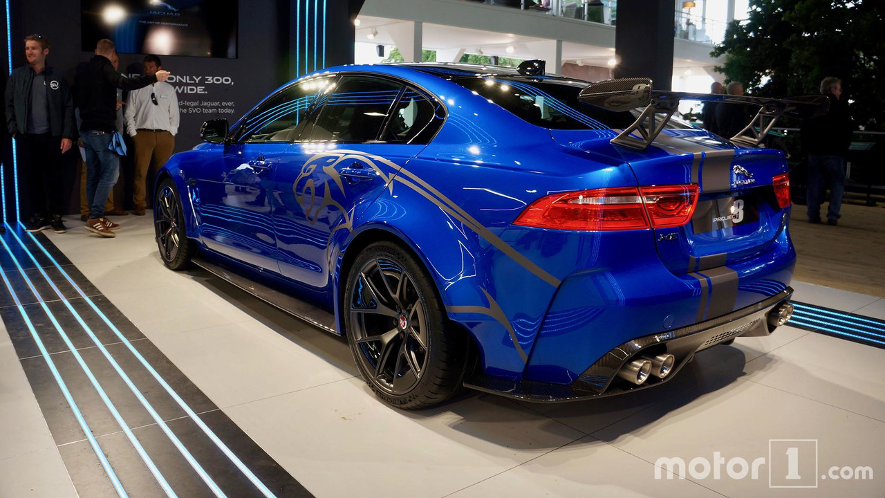 Jaguar XE SV Project 8 Makes First Public Appearance At Goodwood