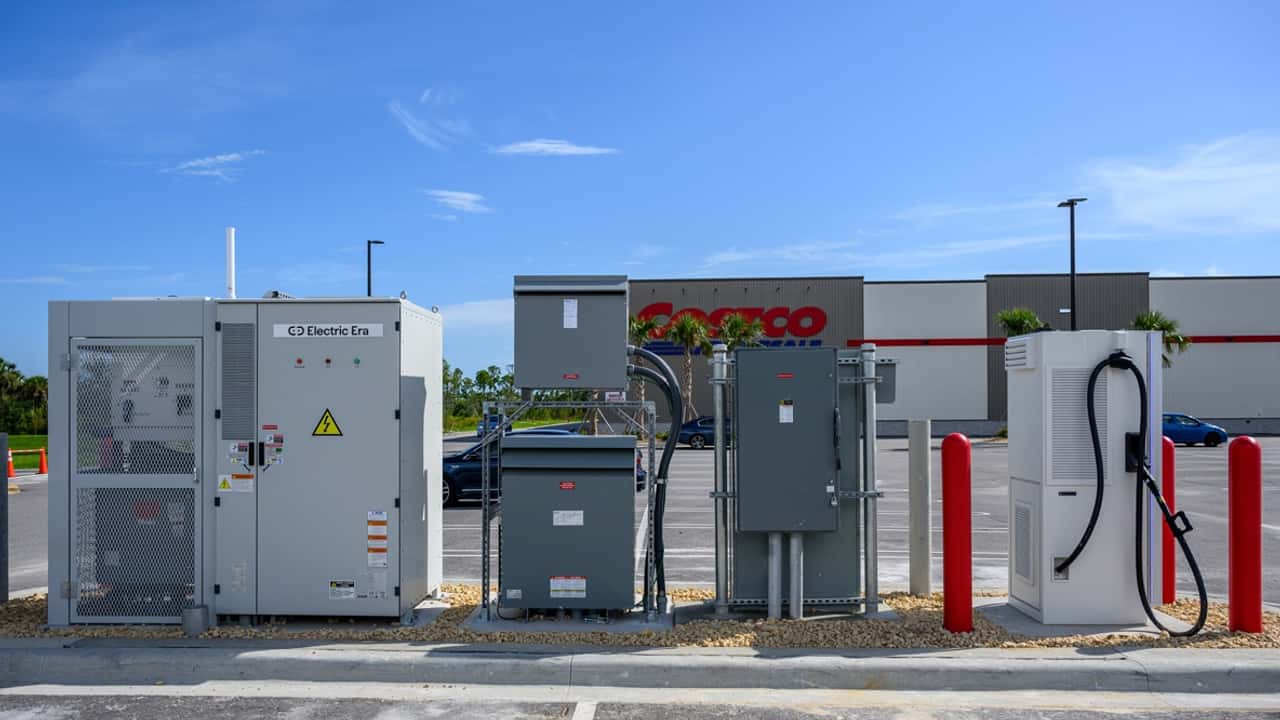 EV Fast-Chargers Take Forever To Build. This Went Up In 54 Days