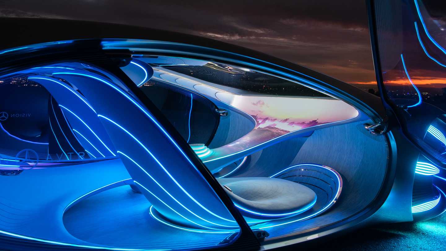 We Drive The Mercedes-Benz Vision AVTR Before Avatar: The Way Of Water ...