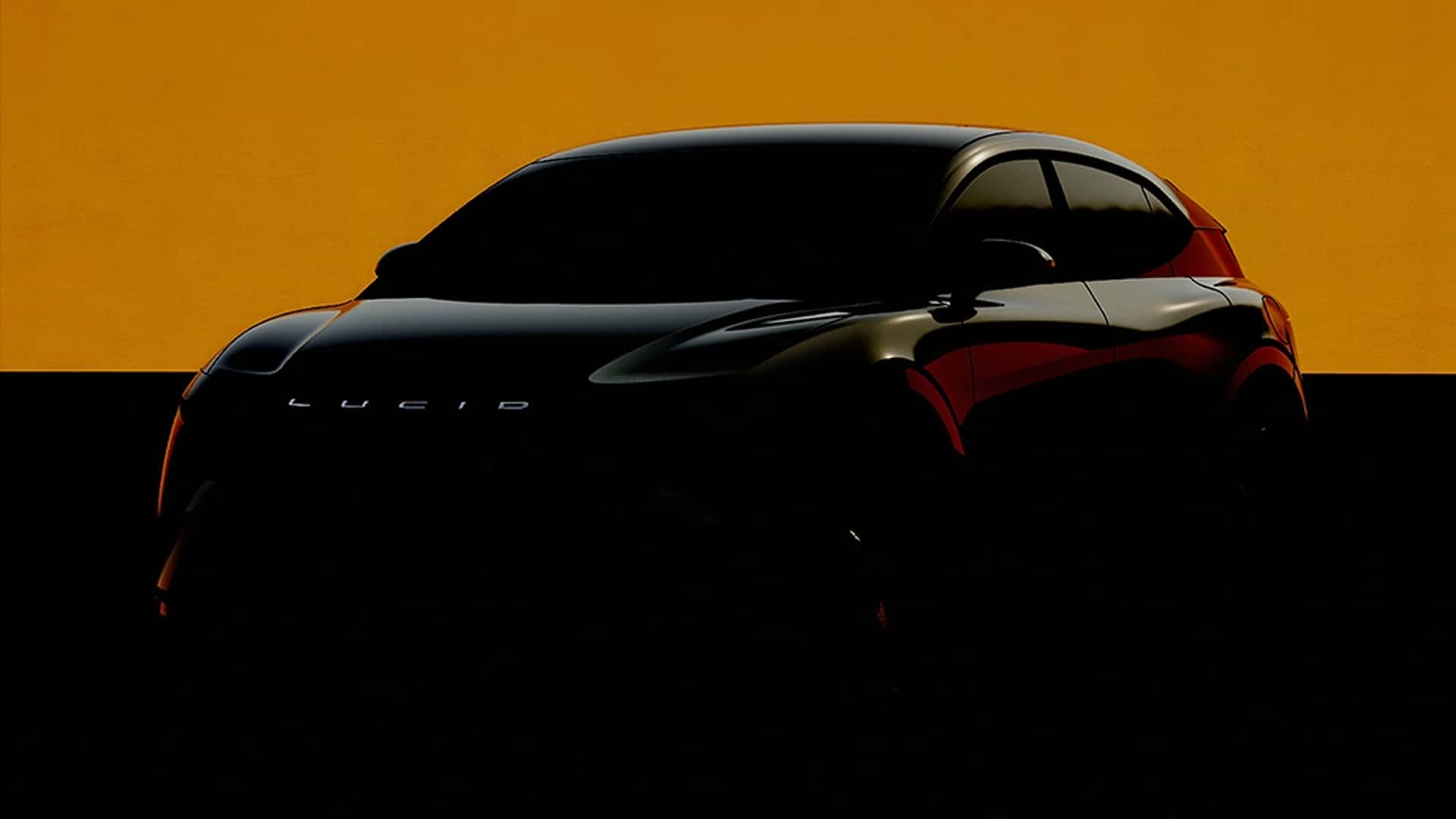 Lucid shows first picture of the new mid-range SUV