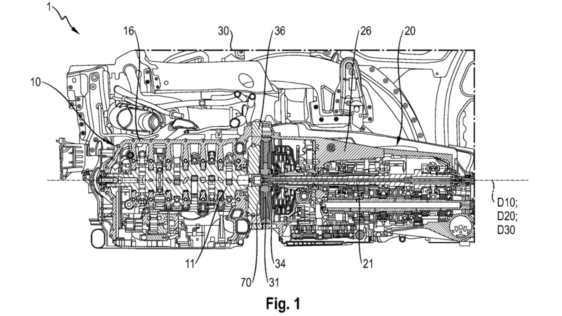 Photos: Porsche Axial Flux Hybrid Powertrain Patent | Motor1.com