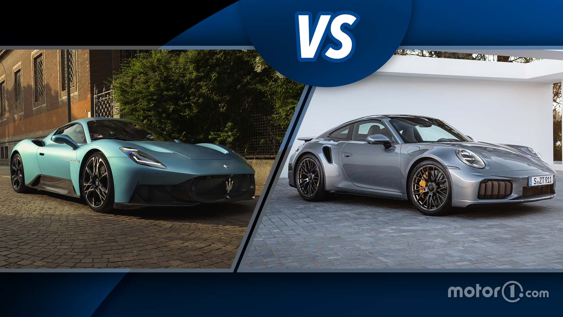 Maserati MCPura vs Porsche 911 Turbo S, sfida tra sportive purissime