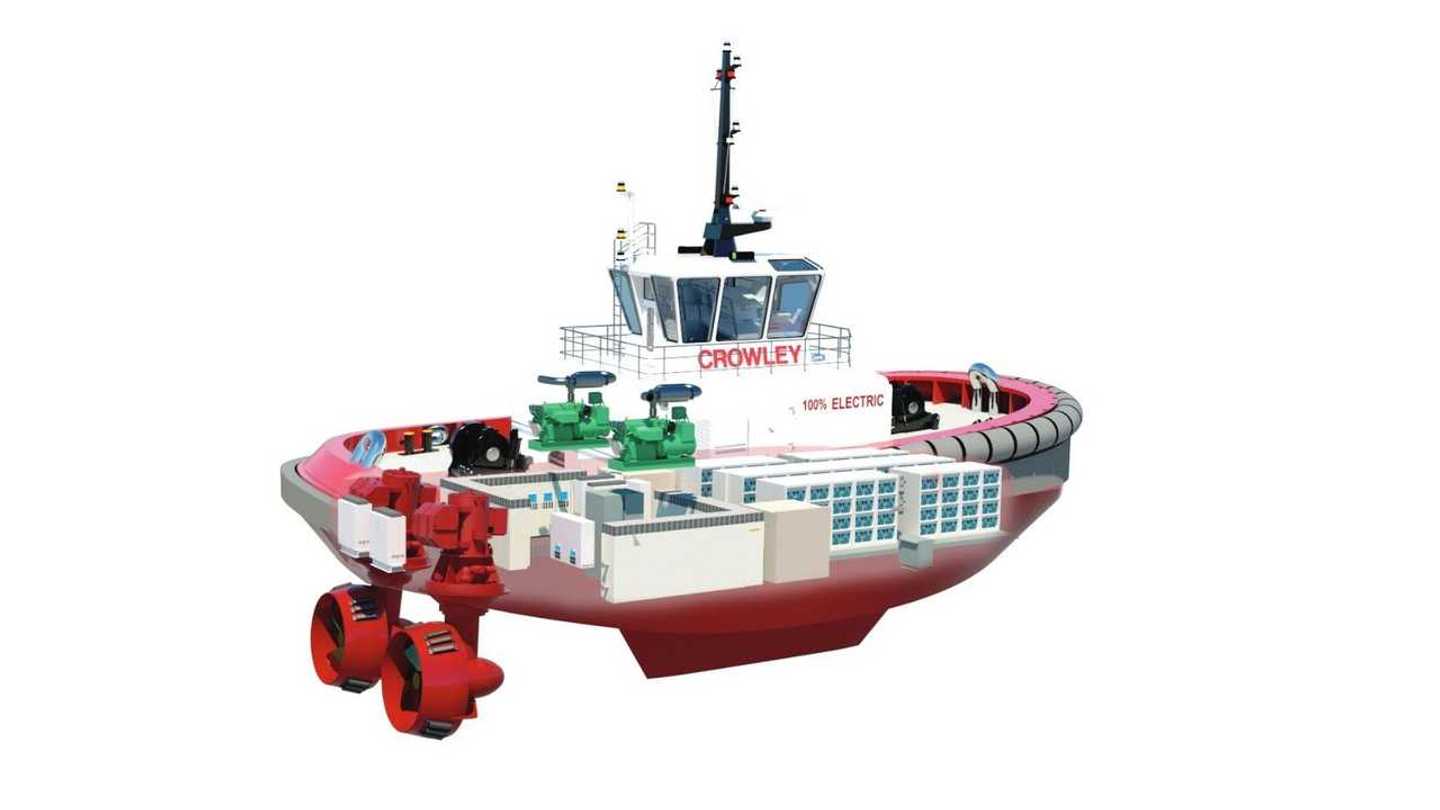 Crowley Hints At 6 MWh Electric Tugboat With Autonomous Tech
