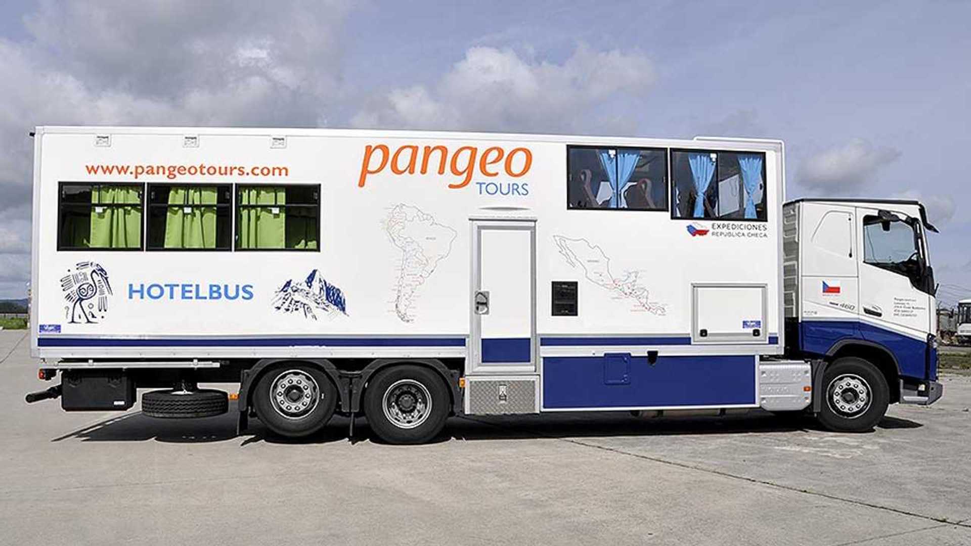 Volvo Pangeo: el Hotelbus para 15 huéspedes que recorrerá la Argentina
