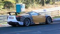 Mysterious Lexus LFA Widebody Test Mule Spied Lapping The 'Ring [UPDATE]