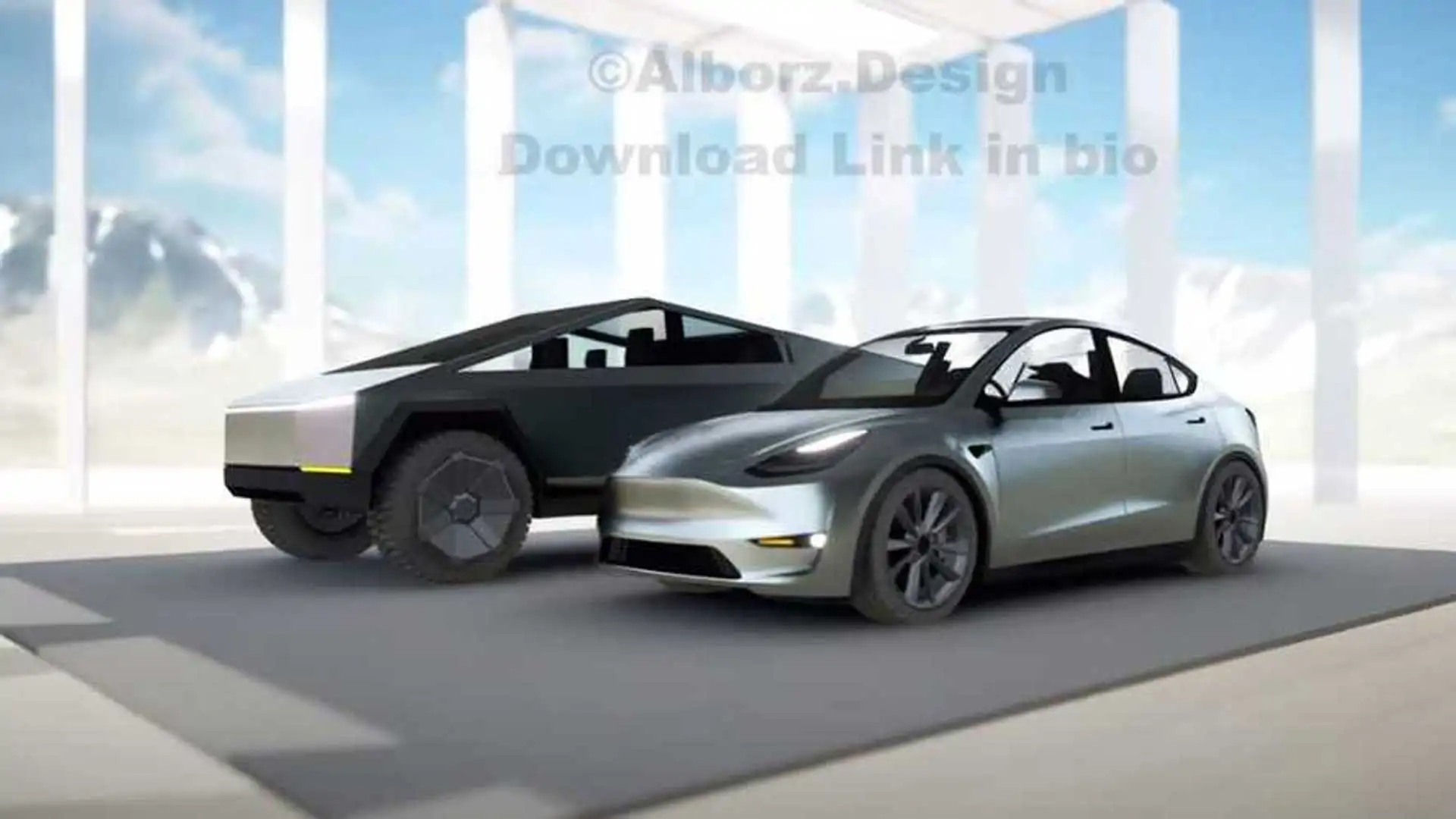 Model y vs cybertruck store