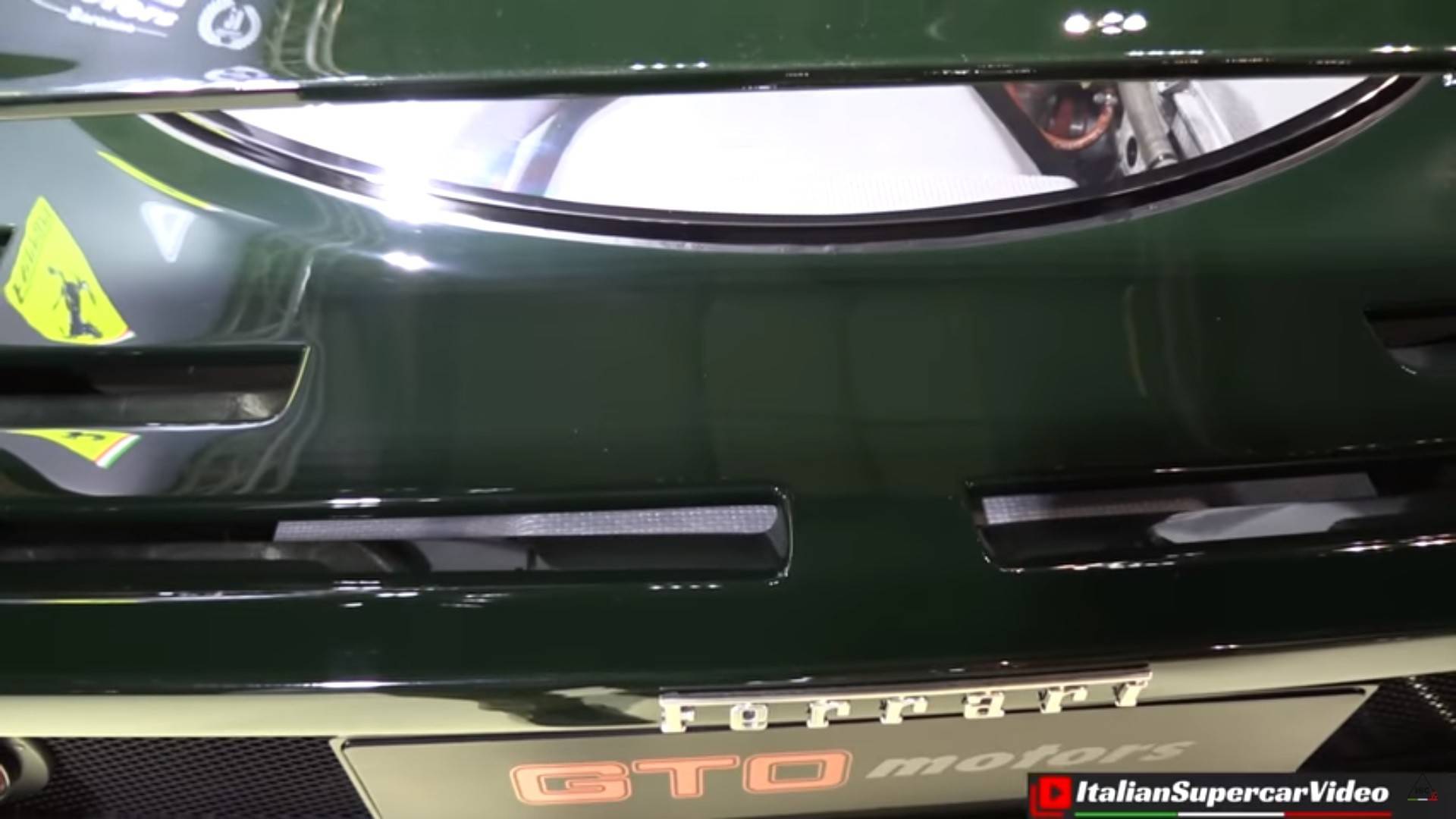 Un Ferrari F40 pintado en verde abeto, ¿genialidad o locura?