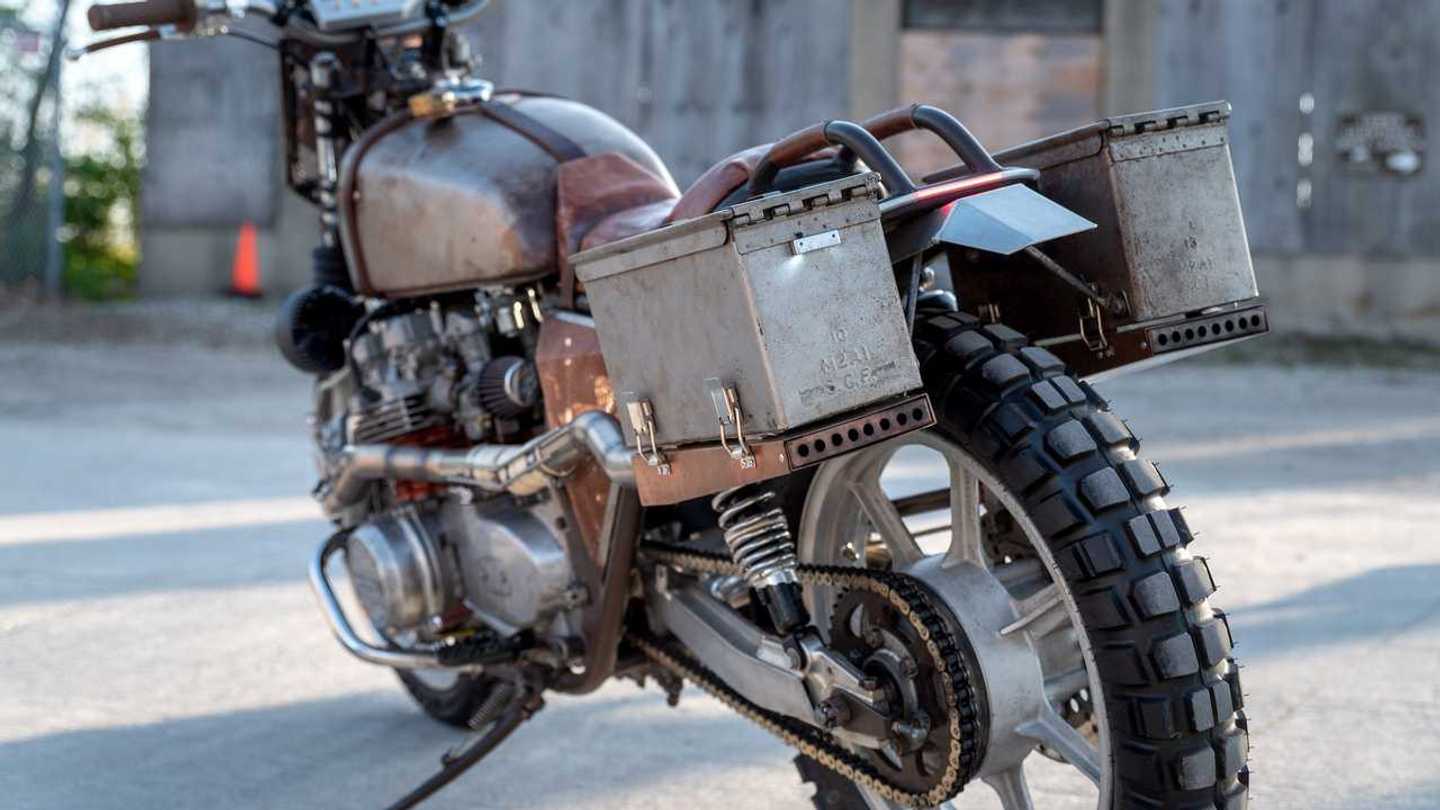 Striking Custom Kawasaki KZ650 Built From Spare Parts
