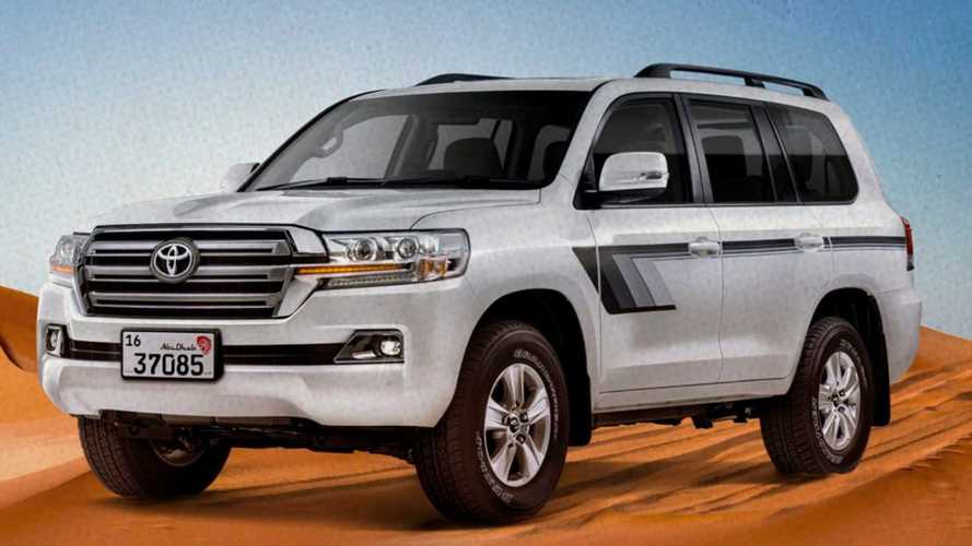 Este Toyota Land Cruiser está blindado y es de tamaño XXL