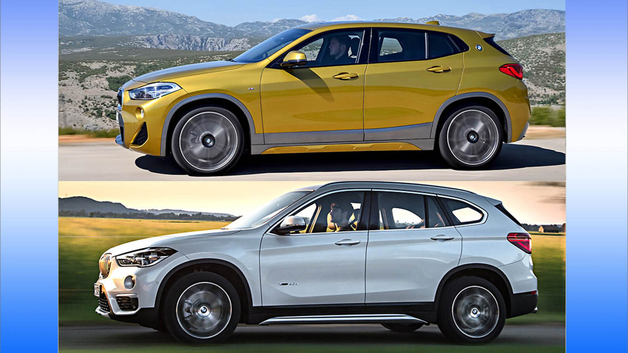 BMW X2 Und BMW X1 Im Vergleich