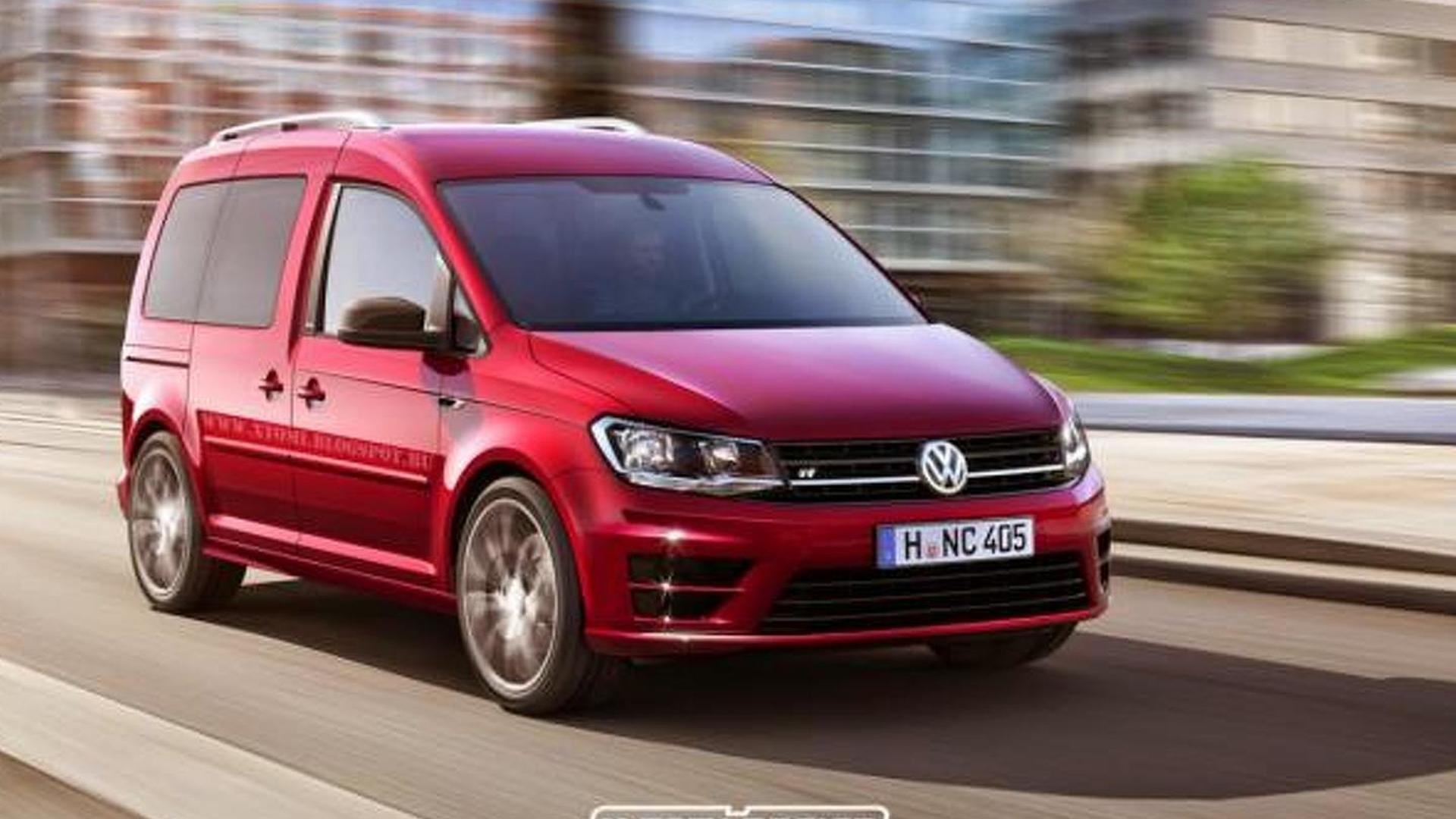 2015 Volkswagen Caddy GTI and R digitally imagined