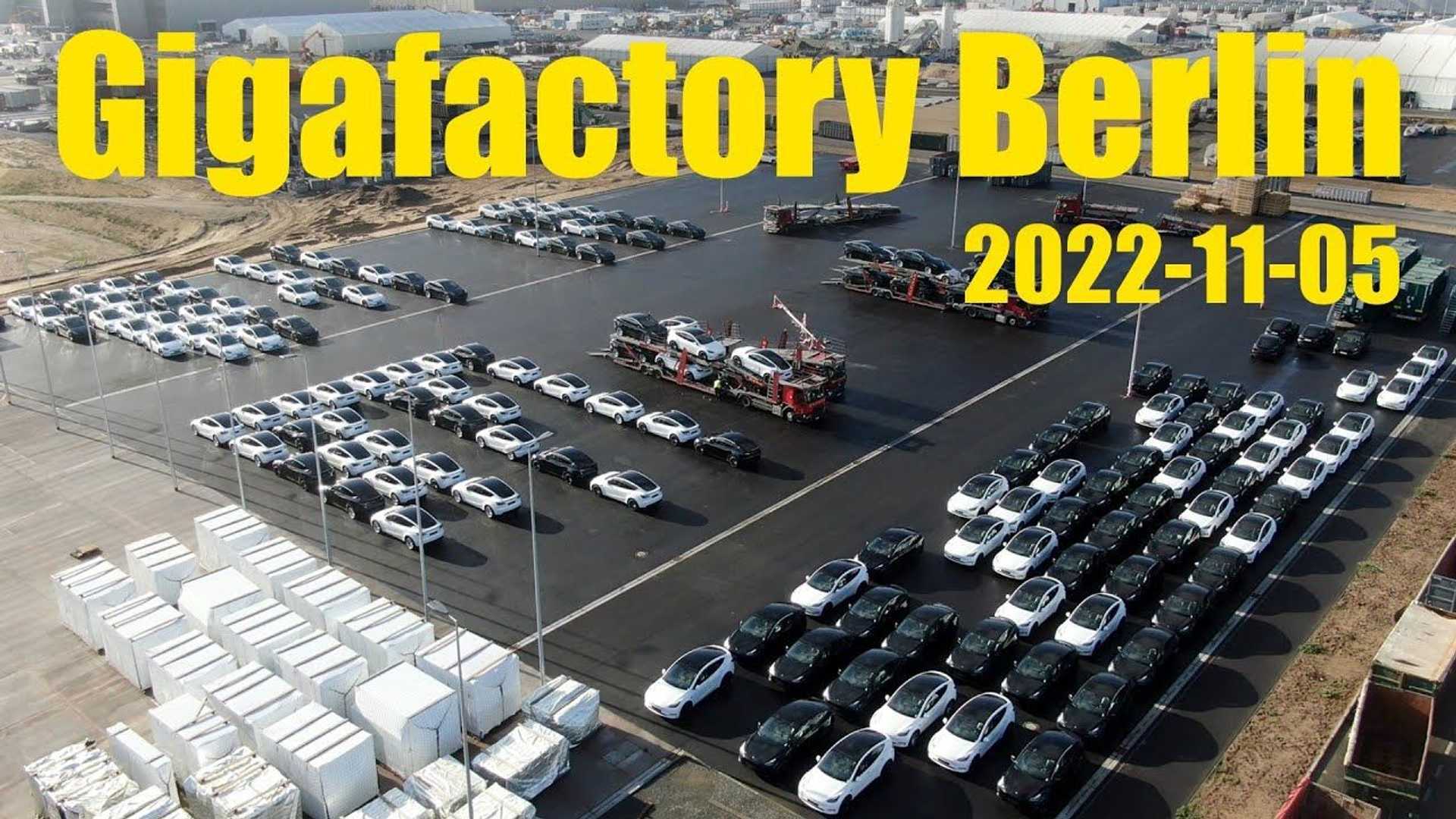 Tesla Stockpiling Model Y Rear Megacasts At Giga Berlin