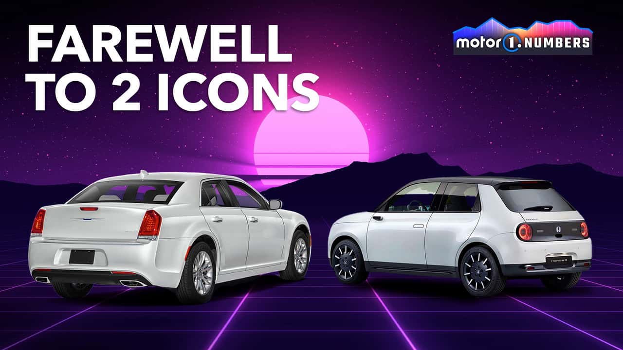 Chrysler 300 and Honda e, two iconic cars drive off into the sunset