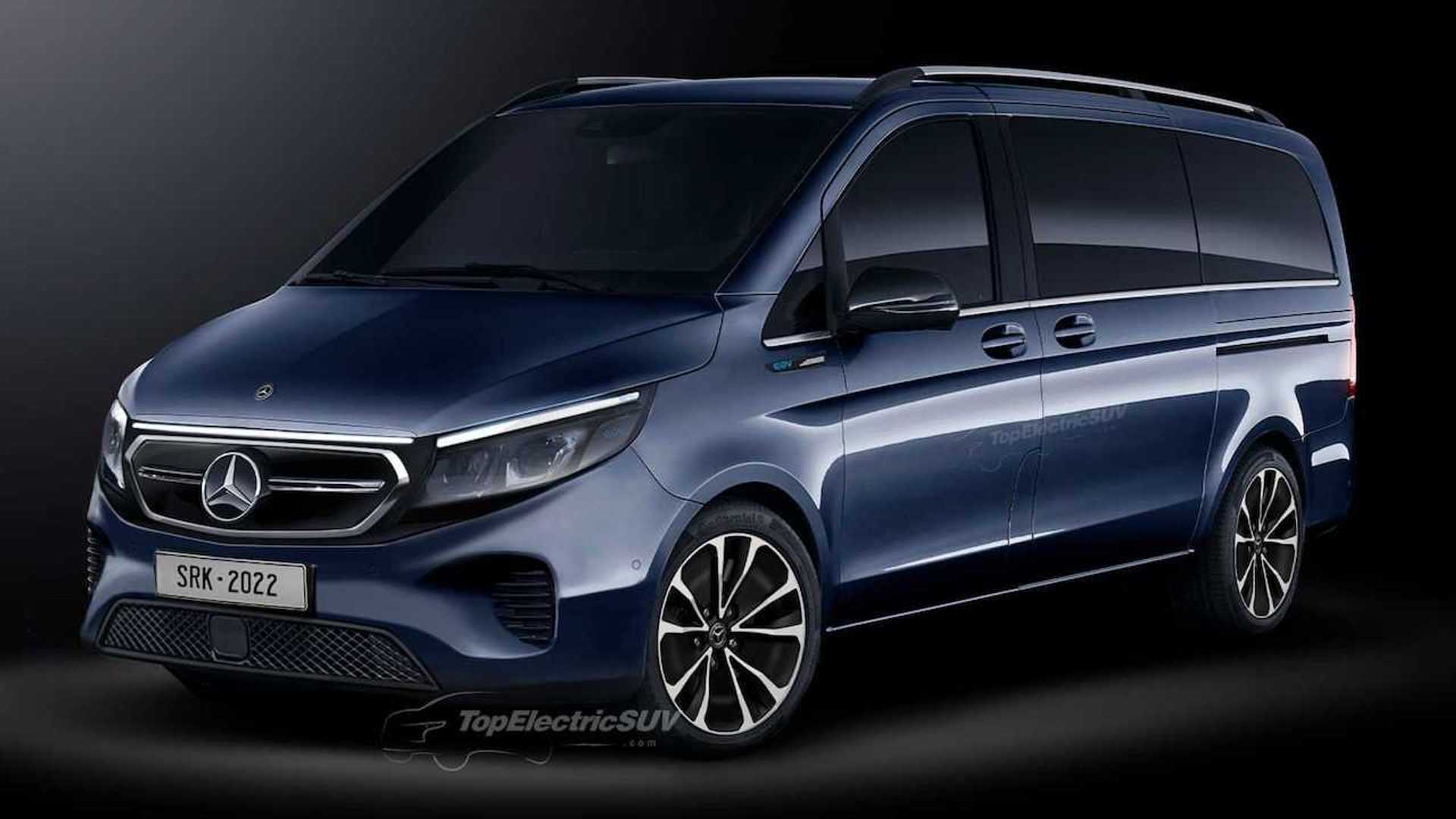 Facelifted Mercedes EQA & EQV Rendered Based On Spy Shots