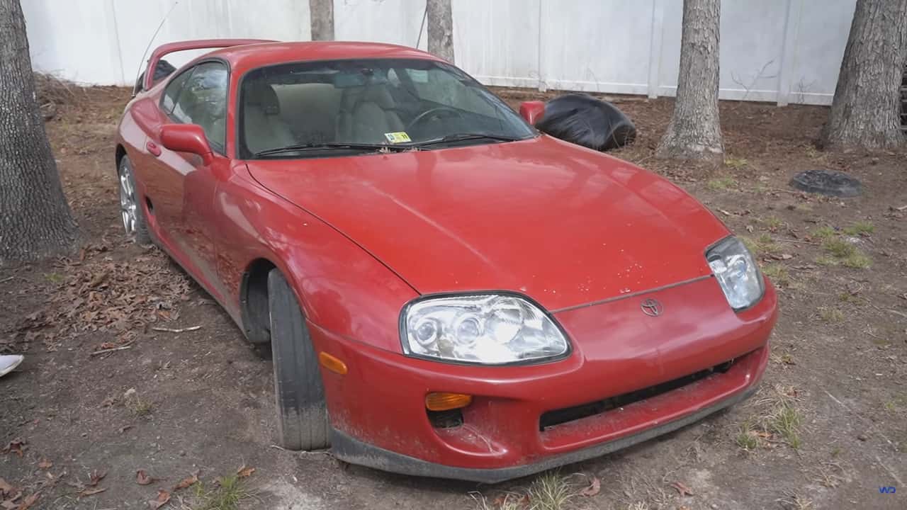 Watch This Neglected Toyota Supra Shine Again After 14 Years in a Backyard