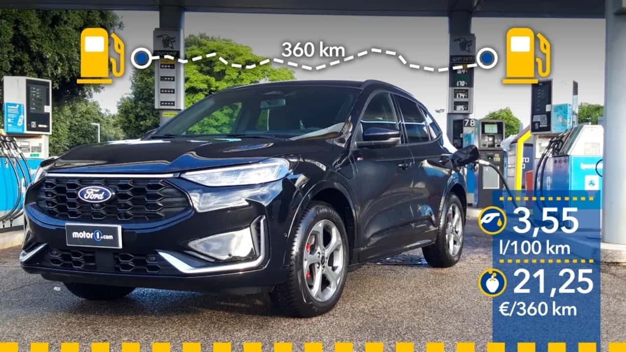 Ford Kuga 2.5 PHEV 2025, prueba de consumo real