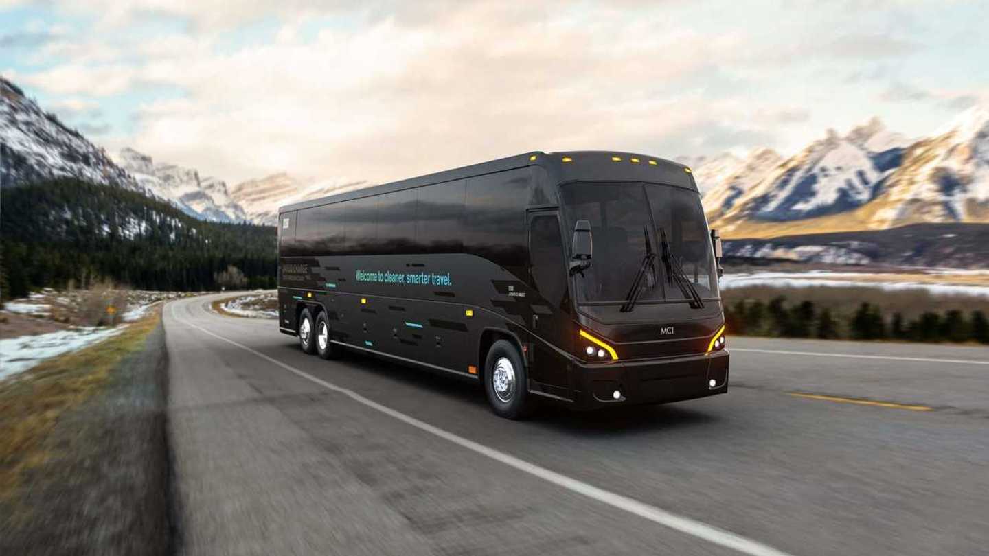 MCI Unveils J4500 CHARGE Luxury Electric Coach