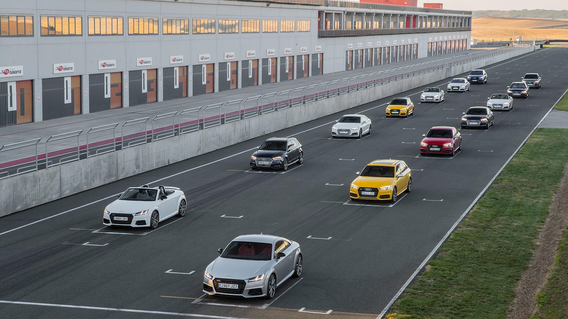 Gama S de Audi 2017: prueba en circuito