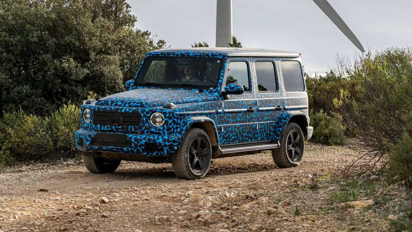 Mercedes EQG, la prima prova del super fuoristrada elettrico