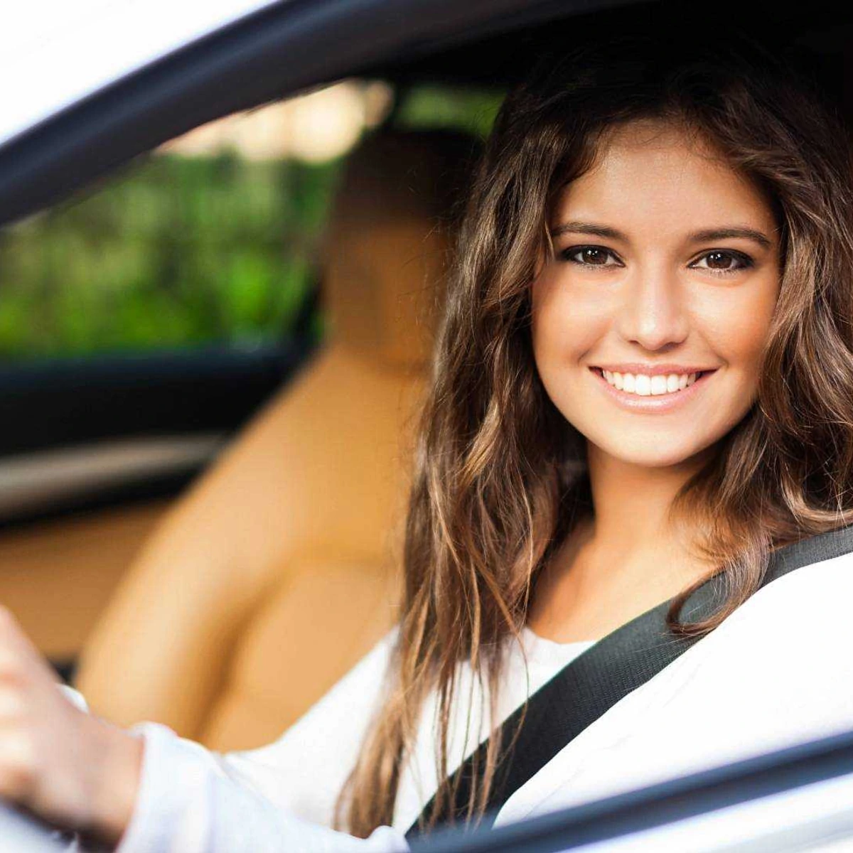 Woman Driving Car