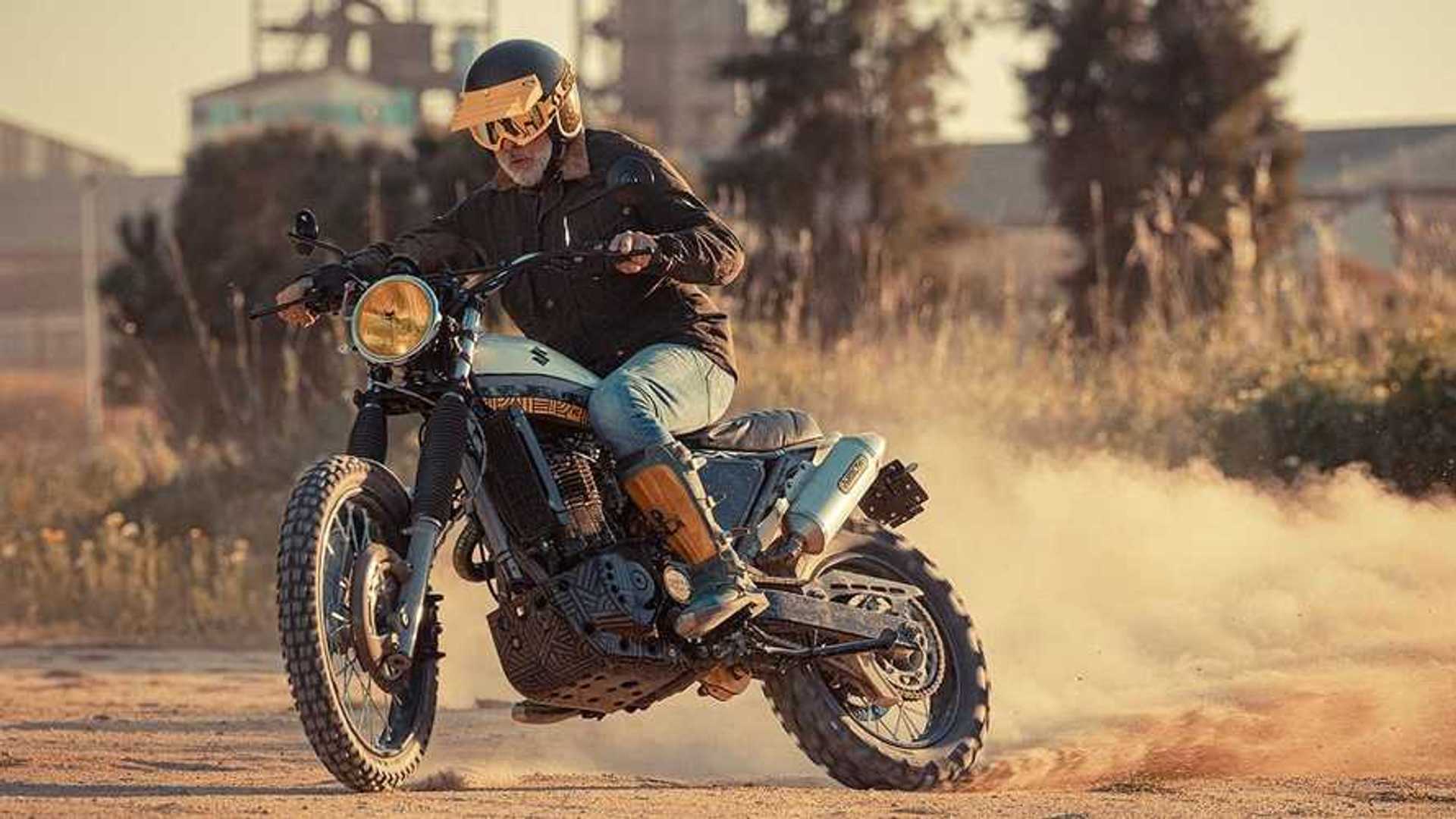 Custom Suzuki DR 800 S Big Finds New Life As A Scrambler