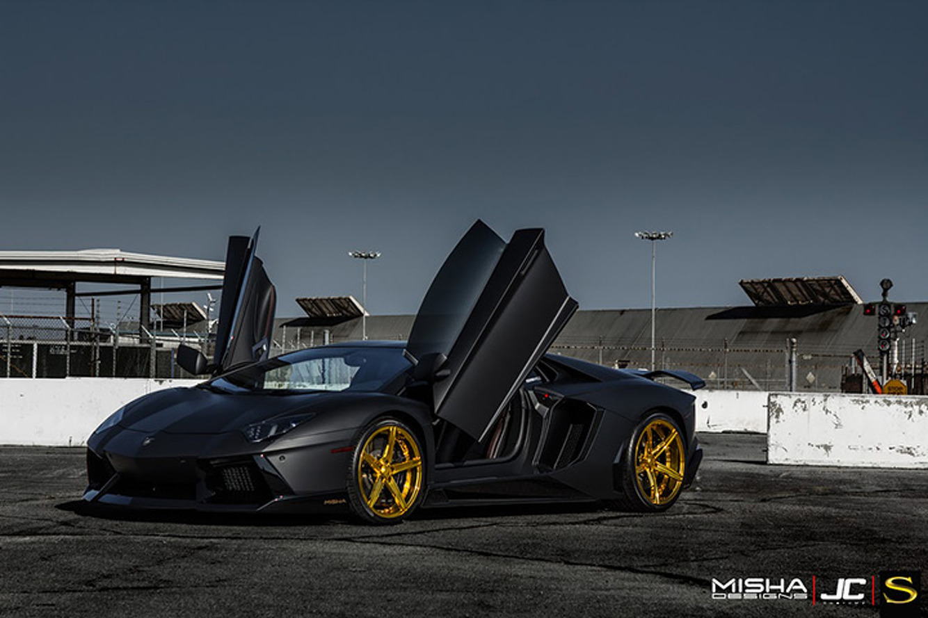Chris Brown's Misha Designs Lamborghini Aventador Is Contrasting Opulence