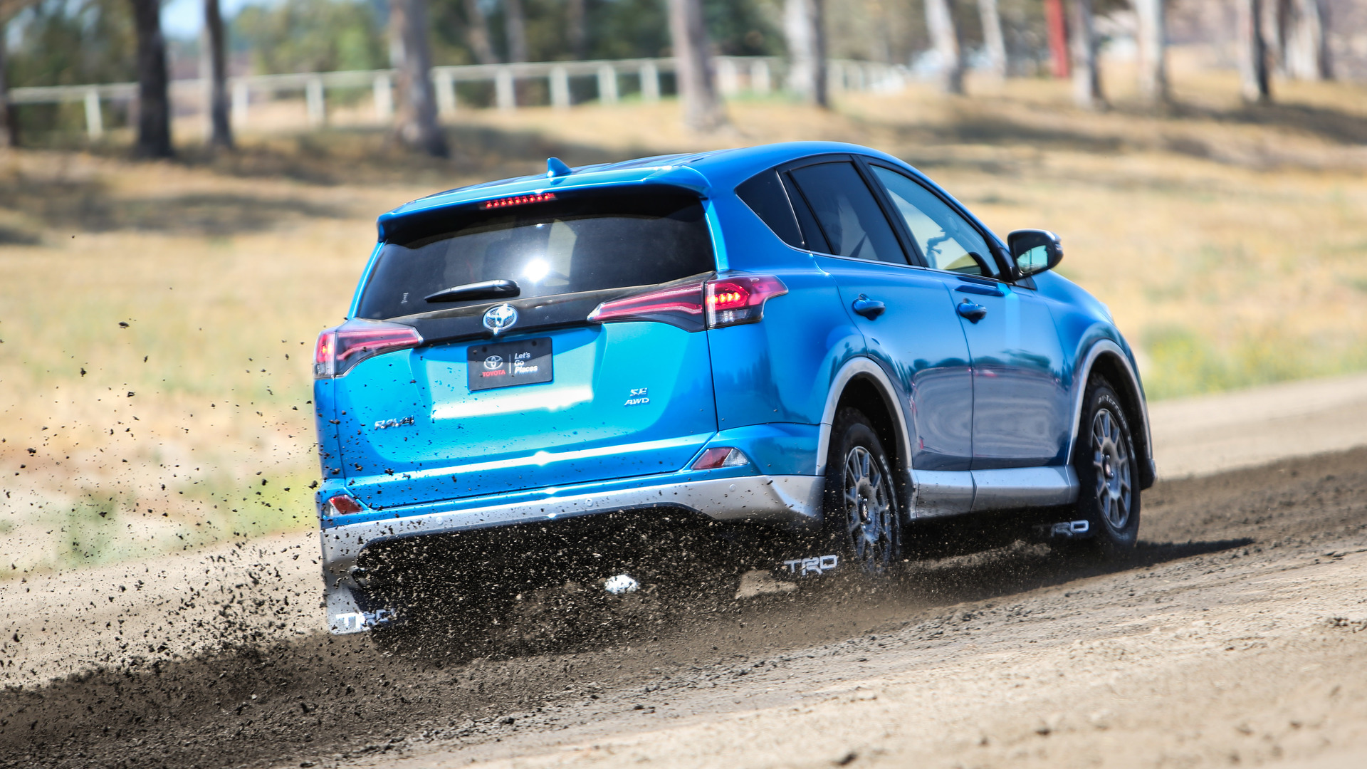 Getting dirty and sideways in a pair of rally-ready Toyota RAV4s