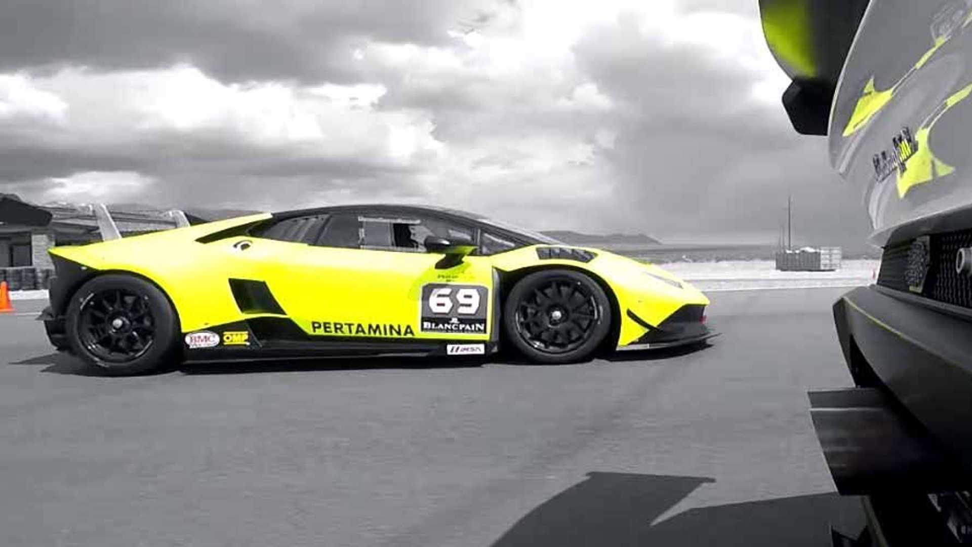 Lamborghini Huracan Super Trofeo Testing in the Desert