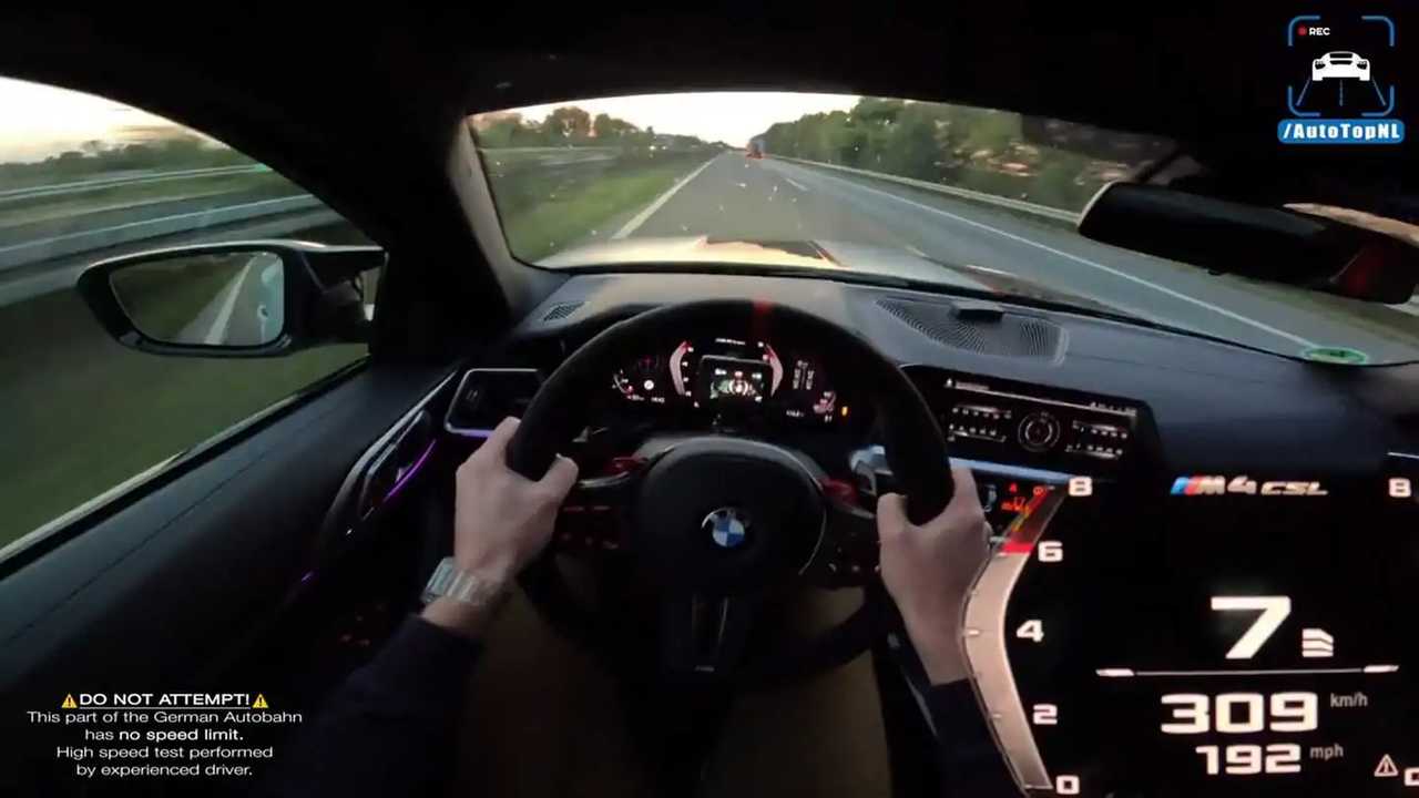 2022 BMW M4 CSL Otobanda H nerlerini G steriyor 2022 BMW M4 CSL Otobanda H nerlerini G steriyor