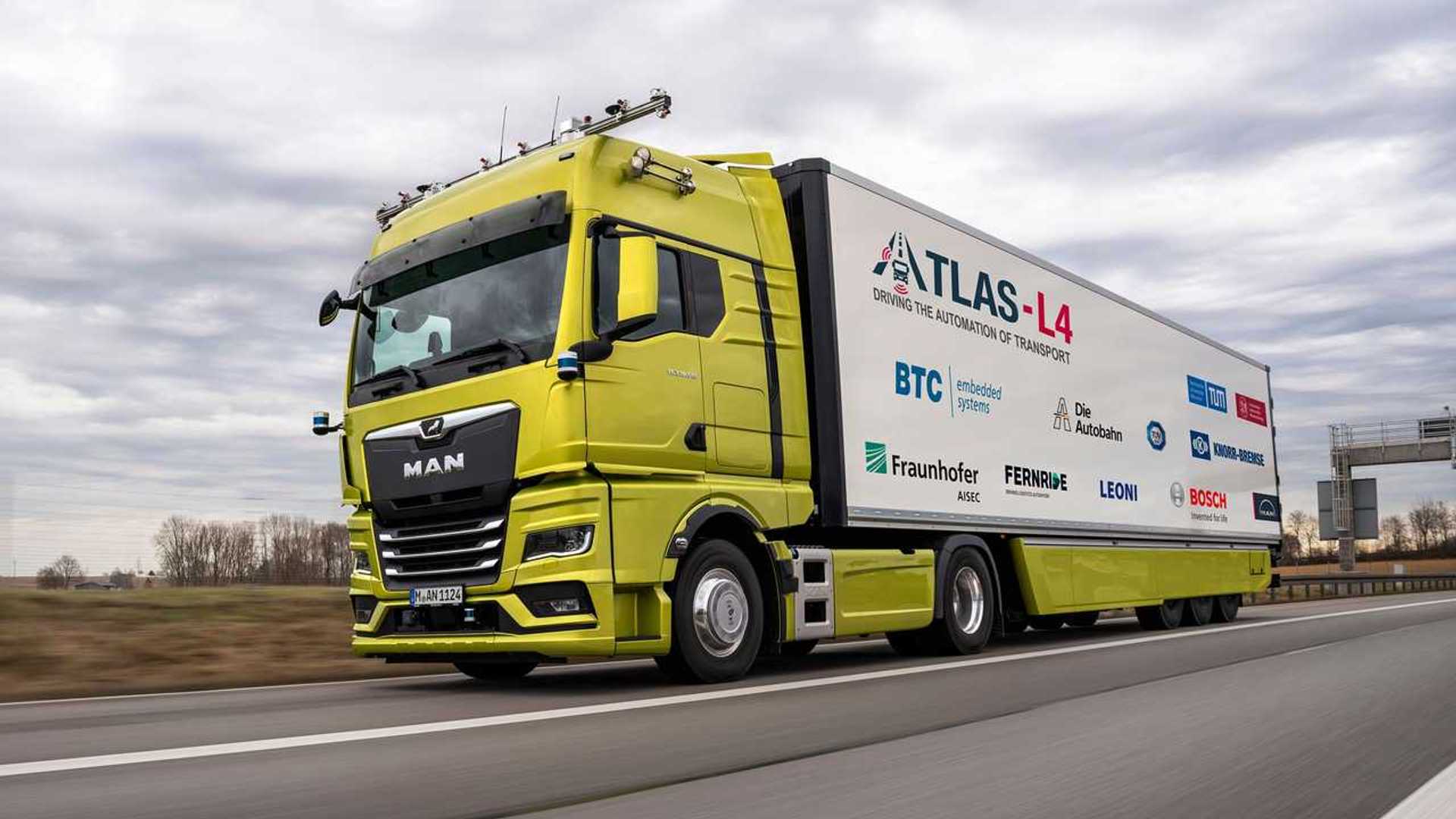 MAN, ecco il progetto per la guida autonoma di livello 4