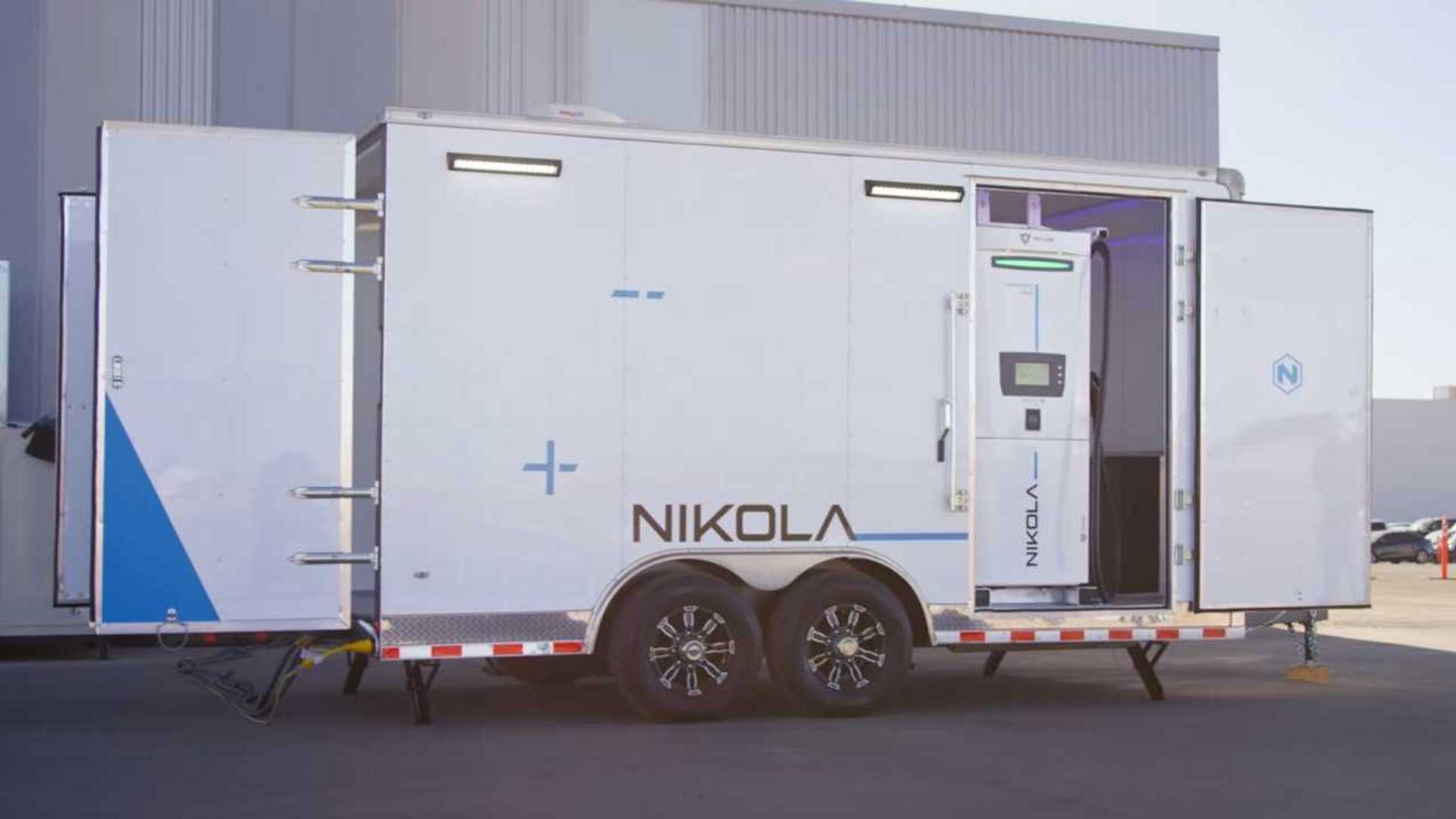Nikola's Mobile Charging Trailer Makes Video Debut