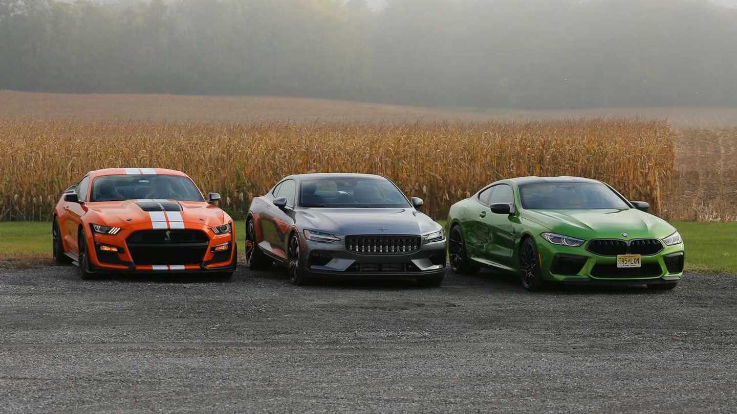 Muscle Car Comparison: BMW M8 Competition Vs Shelby GT500 Vs Polestar 1 ...
